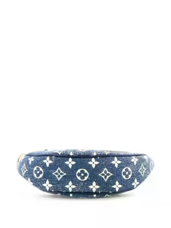 LOUIS VUITTON Loop Monogram Jacquard Denim Hobo Bag - Blue