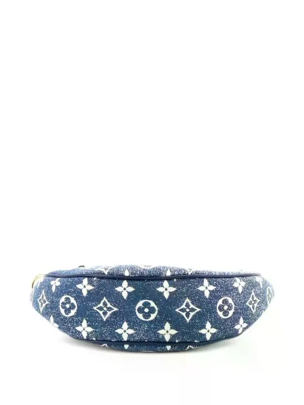 LOUIS VUITTON Loop Monogram Jacquard Denim Hobo Bag - Blue