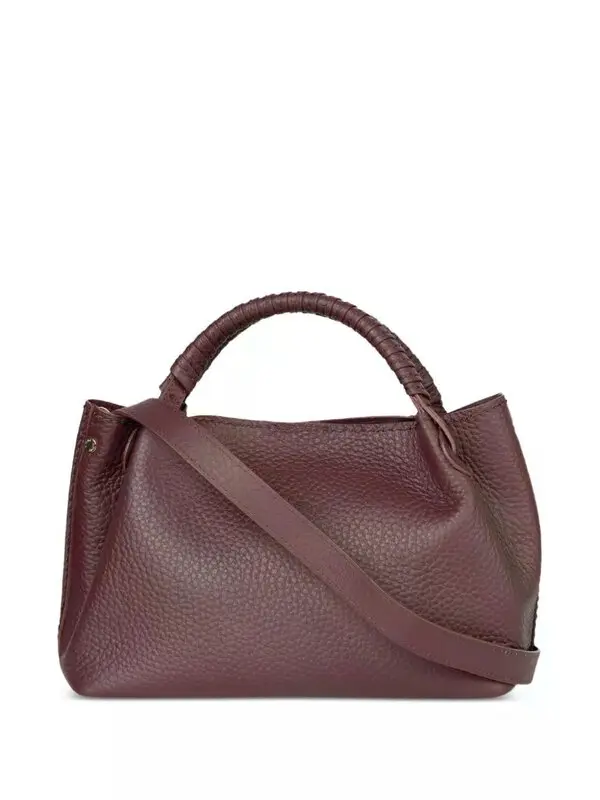 VISONA` Visona Mia Leather Tote Bag - Red