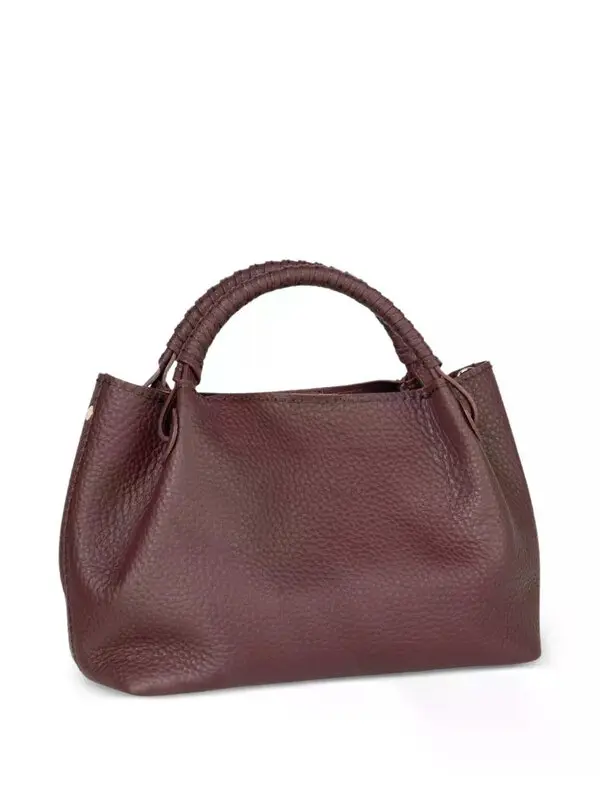 VISONA` Visona Mia Leather Tote Bag - Red