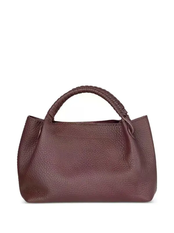 VISONA` Visona Mia Leather Tote Bag - Red