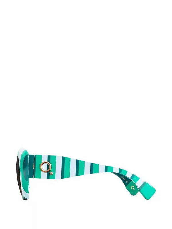 ETNIA BARCELONA Ibiza 14 Striped Sunglasses - Green