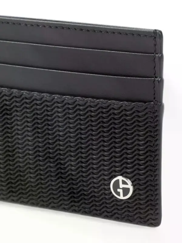 Giorgio Armani Textured-leather Cardholder