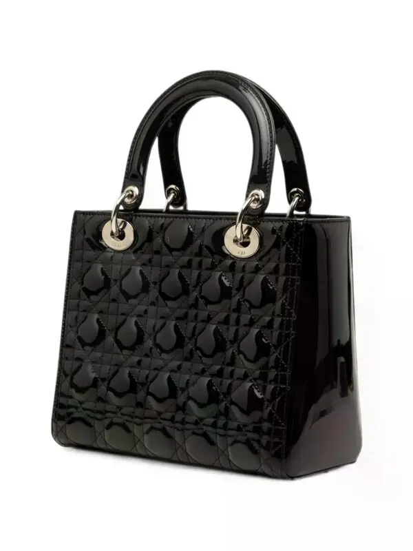 Dior 2013 Medium Patent Cannage Lady Satchel