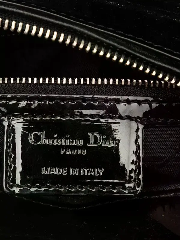 Dior Patent Cannage Lady Satchel