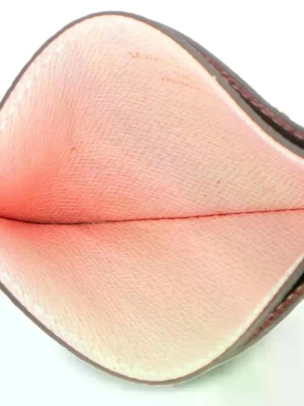 LOUIS VUITTON Flower Printed Studded Damier Card Holder