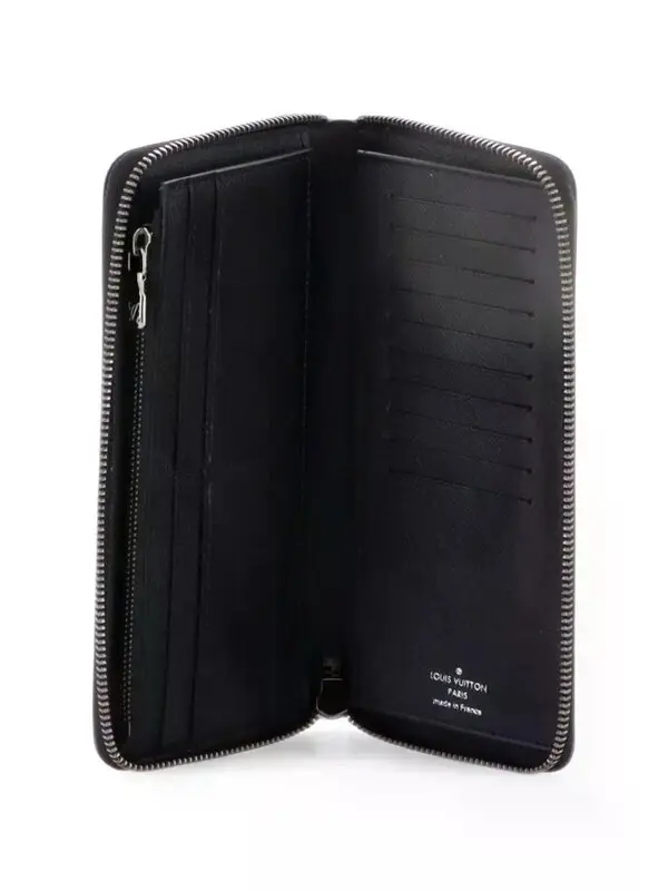 LOUIS VUITTON Zippy Wallet Monogram Eclipse Canvas Vertical Small Wallets
