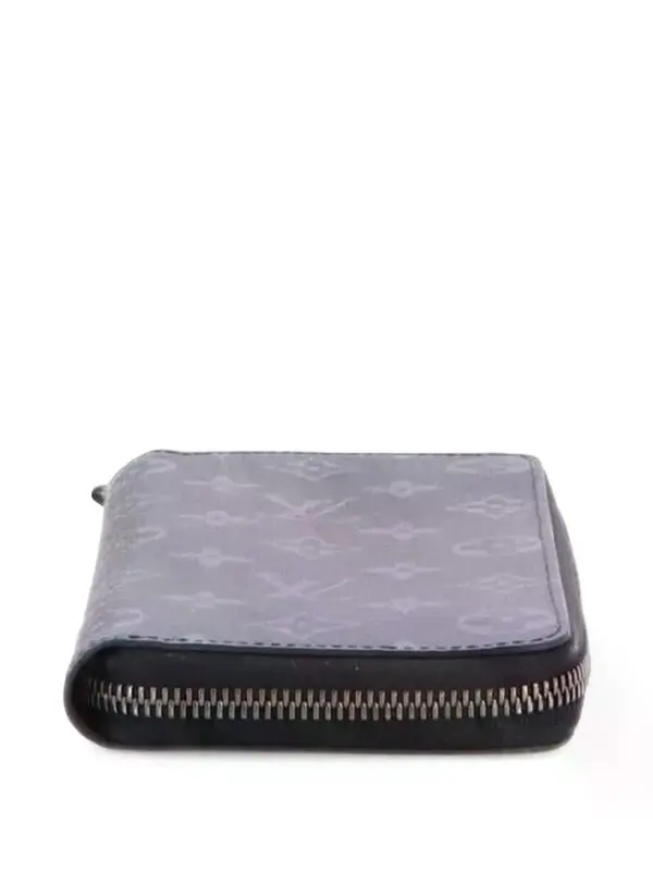 LOUIS VUITTON Zippy Wallet Monogram Eclipse Canvas Vertical Small Wallets
