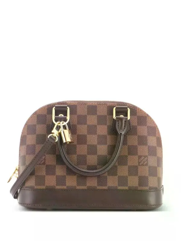 LOUIS VUITTON Alma Handbag Damier Bb Shoulder Bag - Brown