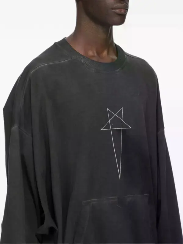Rick Owens Geth Pentagram Print Sweater
