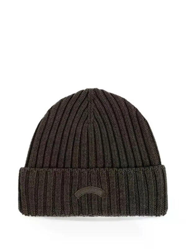 Paul & Shark Ribbed-knit Beanie Hat