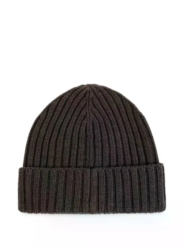 Paul & Shark Ribbed-knit Beanie Hat