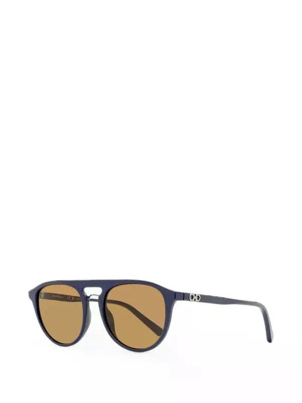 FERRAGAMO Gancini Pilot-frame Sunglasses