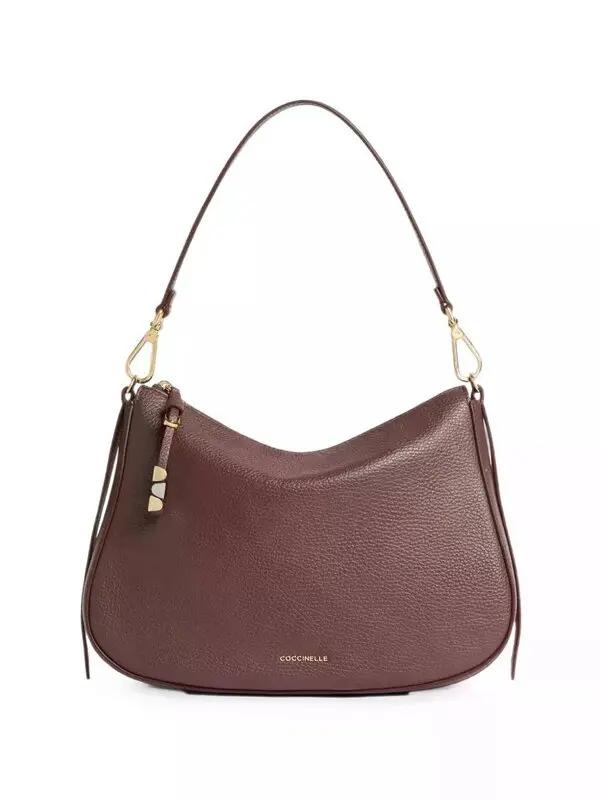 COCCINELLE Small Nory Grained-leather Shoulder Bag