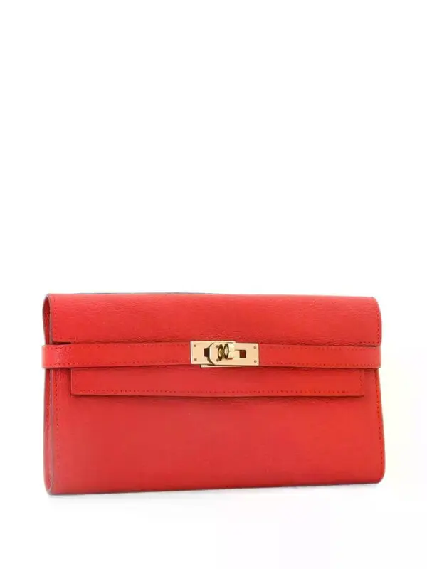 Hermès Kelly Wallet Chevre Mysore Long Small Wallets