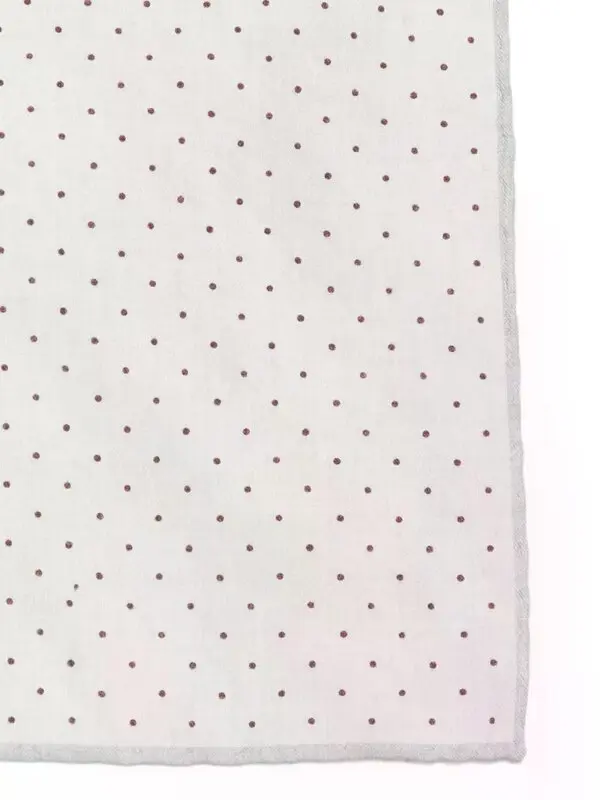 Eleventy Polka-dot Pocket Square