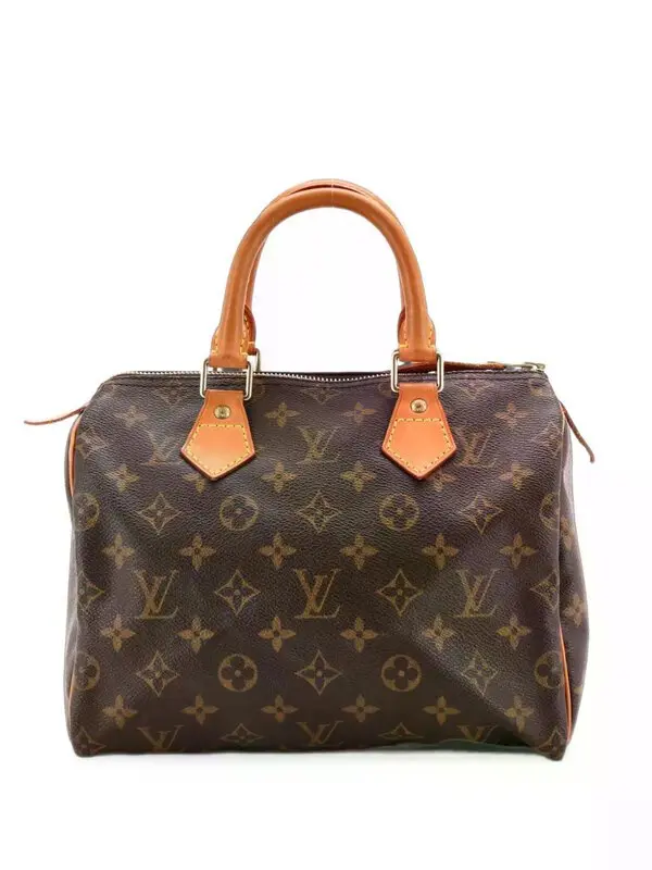 LOUIS VUITTON Speedy Monogram Canvas 25 Satchel Handheld Bag