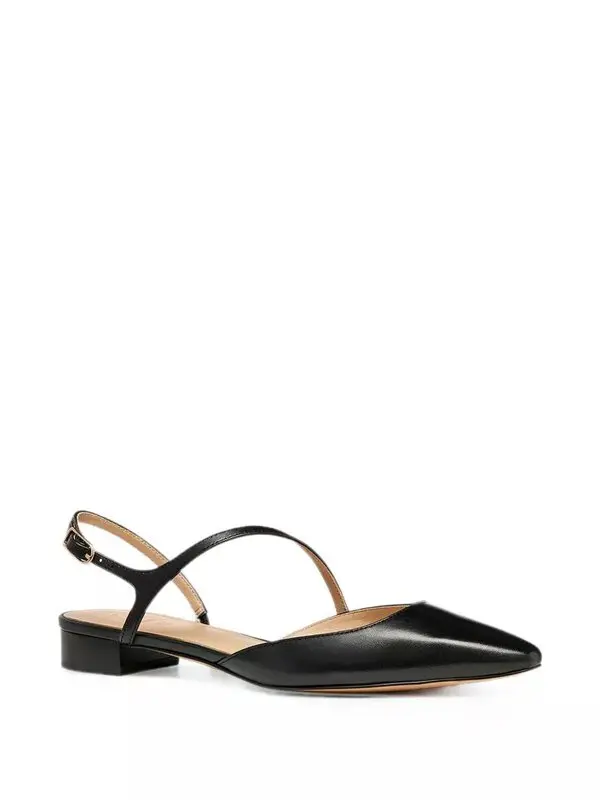 Geox Giselda Buckle-fastening Pointed-toe Ballet Flats
