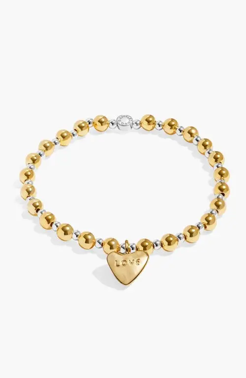 A LITTLES & CO So Loved' Heart Charm Bracelet