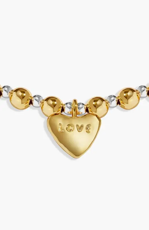 A LITTLES & CO So Loved' Heart Charm Bracelet
