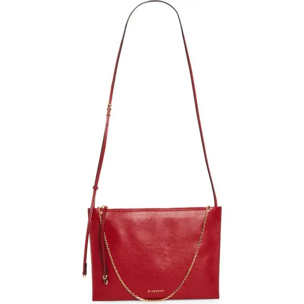 Givenchy Voyou Pochette Leather Shoulder Bag