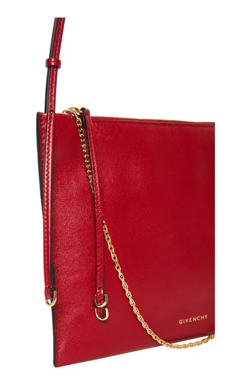 Givenchy Voyou Pochette Leather Shoulder Bag