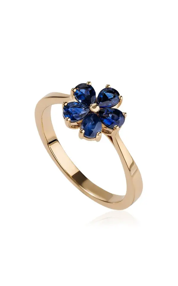 JULIA CHAFE 14k Yellow Gold Garden Party Ring