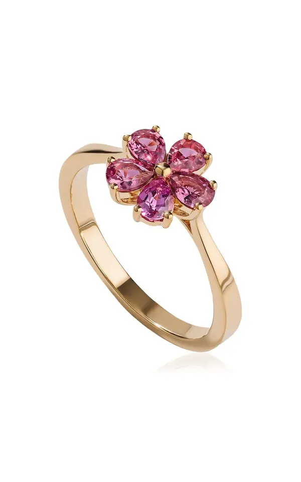 JULIA CHAFE 14k Yellow Gold Garden Party Ring