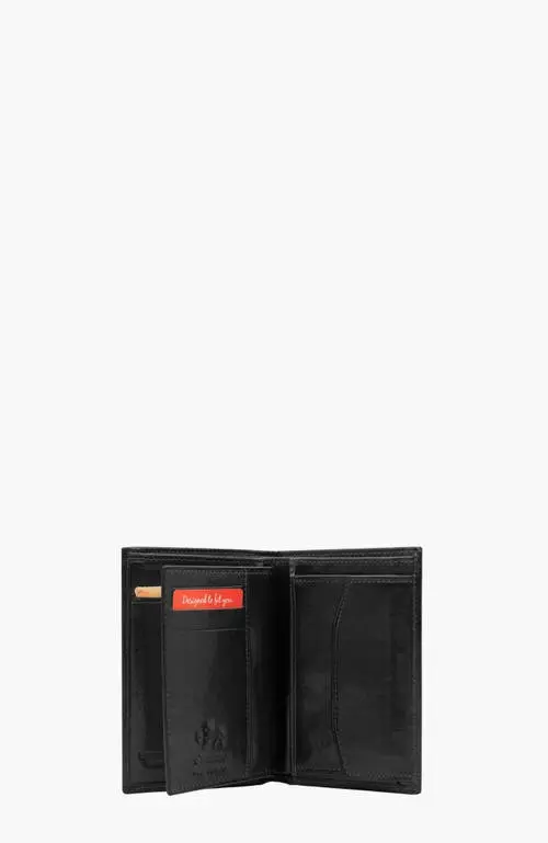 CAVALINHO Gentleman Bifold Leather Wallet 551 - Black