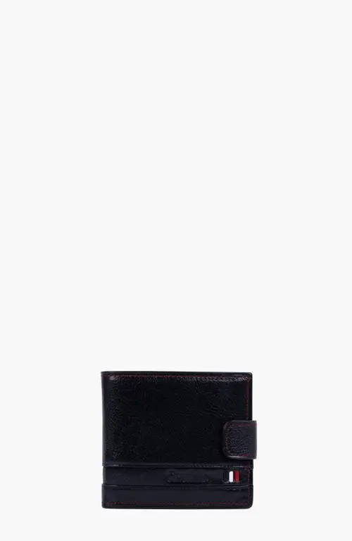 CAVALINHO Di Cavallo Trifold Leather Wallet 503 - Navy