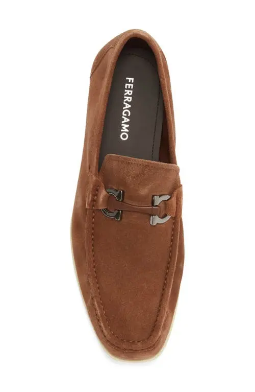 FERRAGAMO Grandioso Double Gancio Bit Loafer