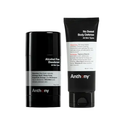 Anthony Deodorant + No Sweat Duo