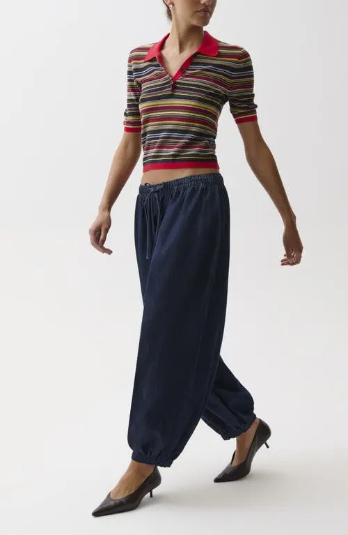 PISTOLA Freya Drawstring Waist Balloon Jeans