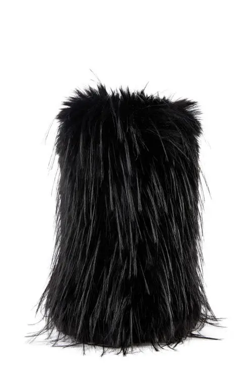 AZALEA WANG Faux Fur Boots