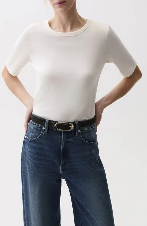 PISTOLA Melika Cotton T-shirt - Soft White