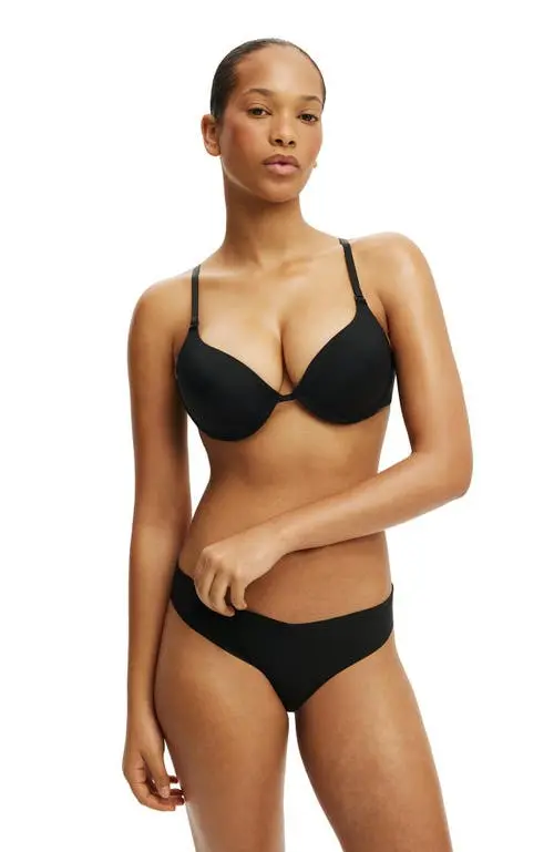 Cotton:on Whatever-way Push Up Bra - Black