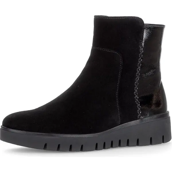 Gabor Sally Leather Wedge Bootie