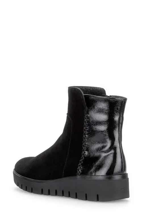 Gabor Sally Leather Wedge Bootie