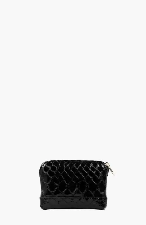 CAVALINHO Gallop Patent Leather Coin Purse 250 - Black