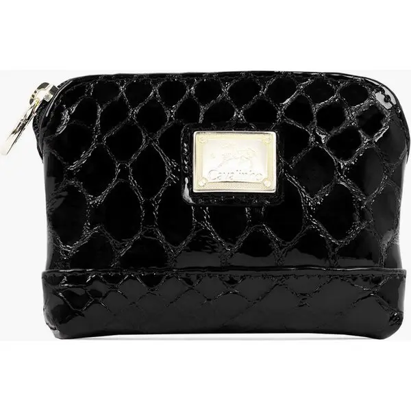 Cavalinho Gallop Patent Leather Coin Purse 250 - Black