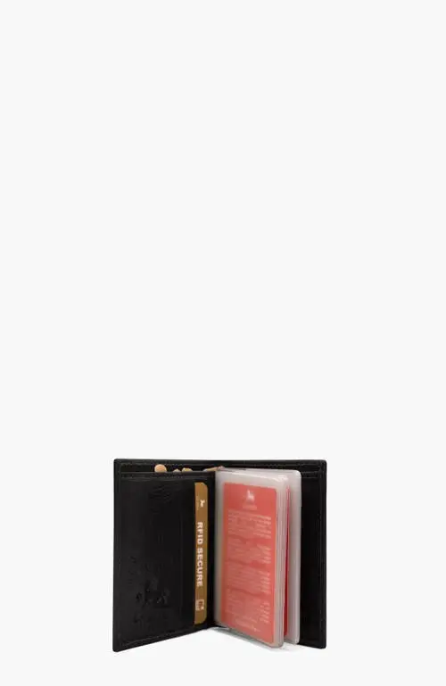 CAVALINHO Gentleman Leather Card Holder Wallet 555 - Black