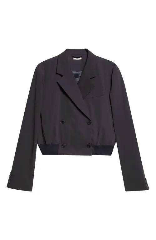 JW Anderson Cropped Double-breasted Cotton Blazer