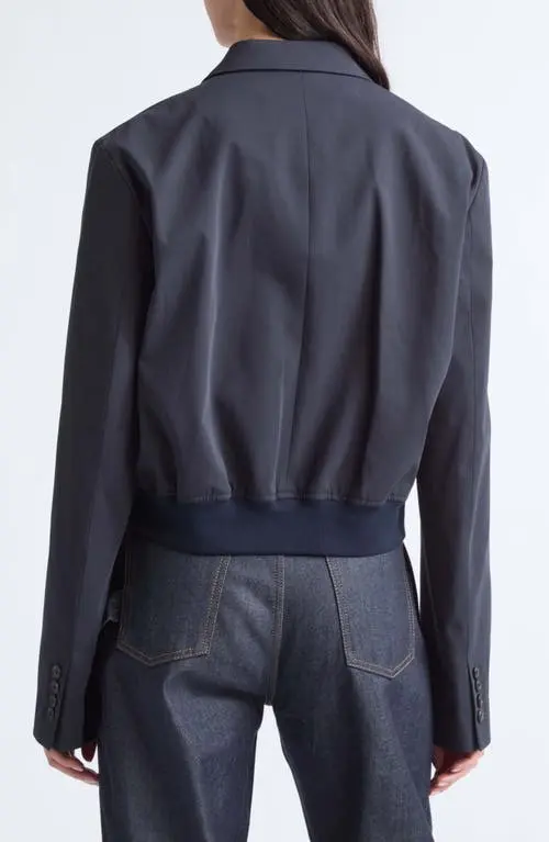 JW Anderson Cropped Double-breasted Cotton Blazer