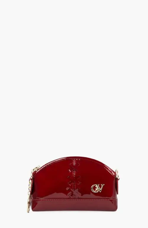 CAVALINHO Midnight Rouge Patent Leather Coin Purse 252