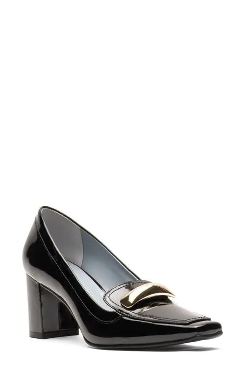 FRANCES VALENTINE Barbara Loafer Pump - Black