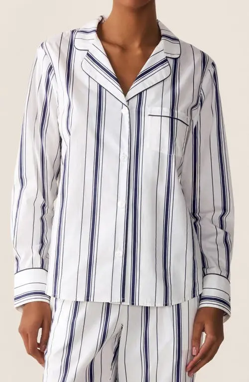PETITE PLUME Cotton Poplin Pajamas