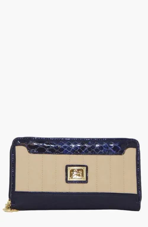 CAVALINHO Grace Wristlet Wallet 213 - Navy/beige