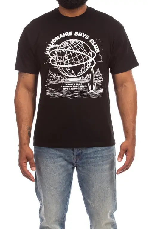 BILLIONAIRE BOYS CLUB Fair Graphic T-shirt - Black