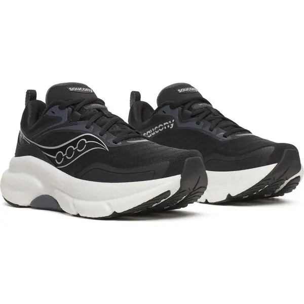 Saucony Omni St 23 Running Shoe - Black/silver
