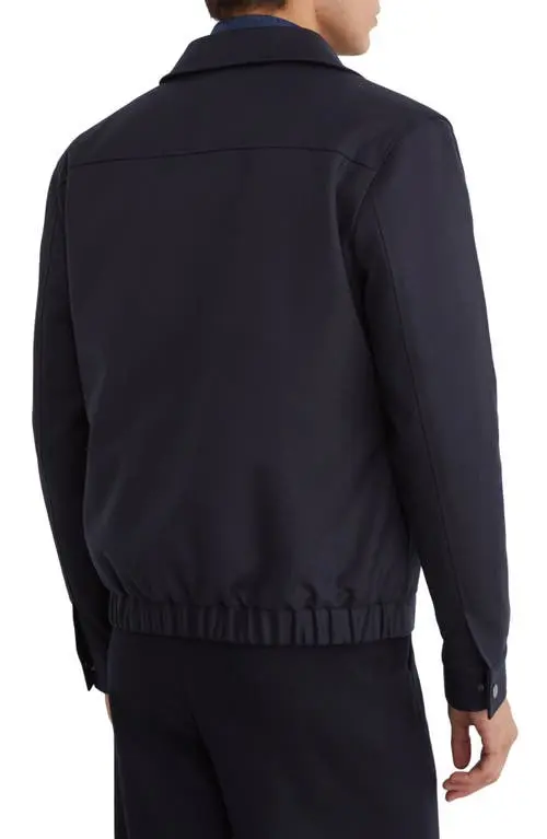 REISS Americas Cotton & Lyocell Shirt Jacket